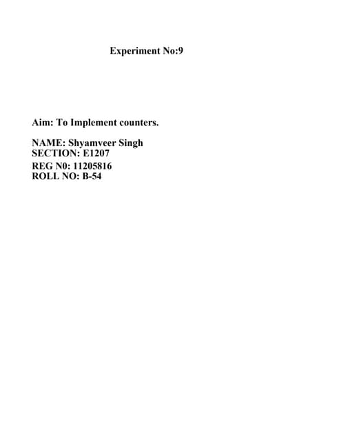 Sequence detector Verilog Code | PDF | Technology & Computing