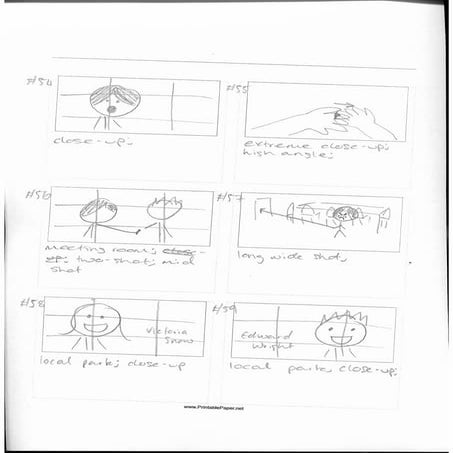 Storyboard - frames 7-12 | PDF