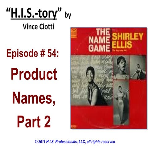 54. product names_2 | PPT