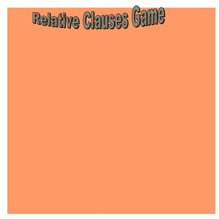 5403 relative clause_game | PPT
