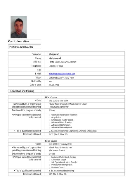Ali Raza's CV | PDF