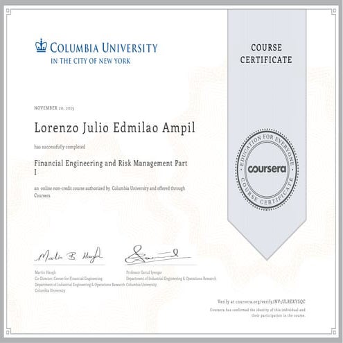 Coursera NV5ULREKYSQC | PDF