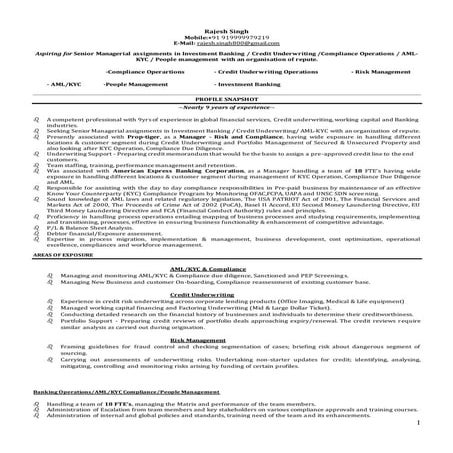 Rajesh Singh- Resume | DOCX