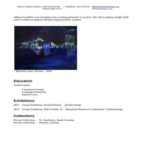 Terence artist resume Edited | DOC
