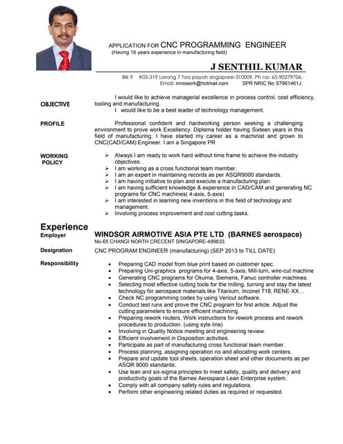 Harshal Resume | DOC | Manufacturing Industry | Industries