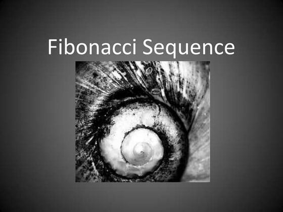 Fibonacci sequence | ODP | Physics | Science