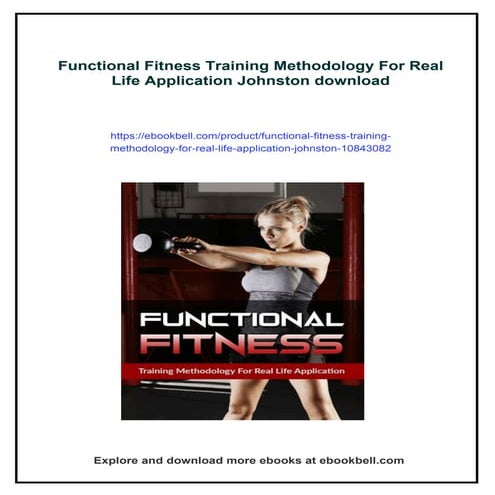 Functional Fitness Training Methodology For Real Life Application ...