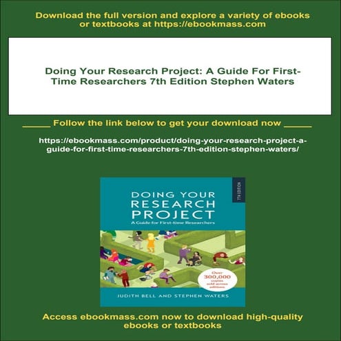 Doing Your Research Project: A Guide For First-Time Researchers 7th ...