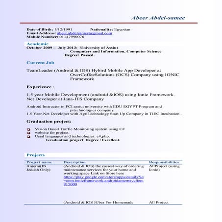 Abeer CV Edited | DOCX