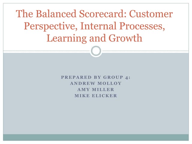 Balanced score card of Walmart | PDF