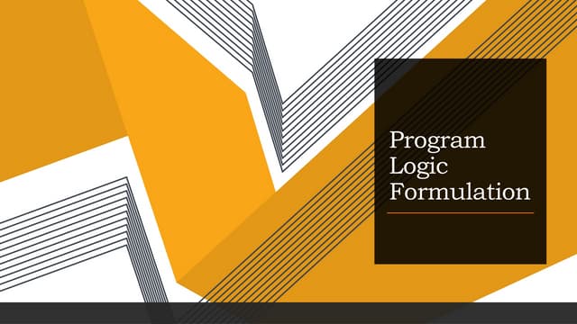 542996051 Program Logic Formulationpptx