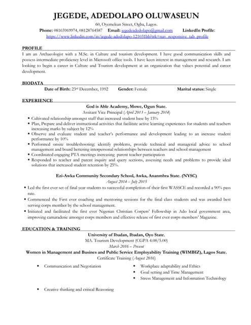 precious CV | PDF