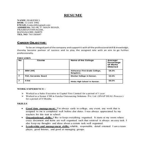 Rakesh-Resume(1) | DOCX