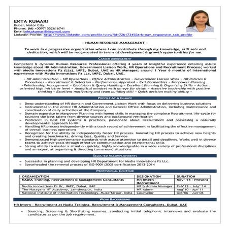 Resume- Ekta | PDF