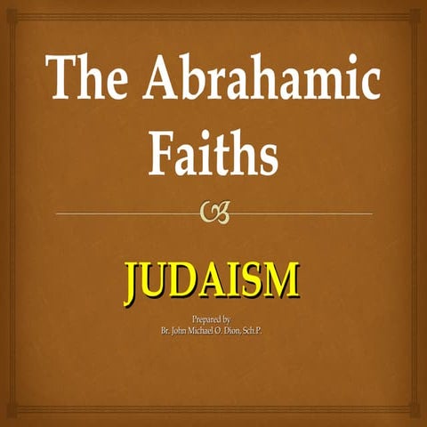 The Judaism Powerpoint | PPT