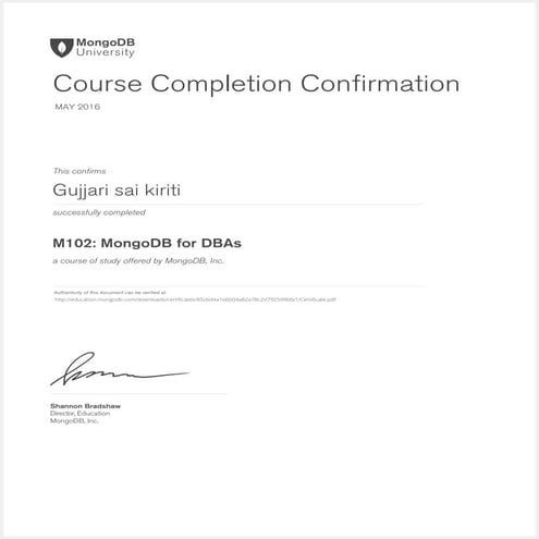 Certificate | PDF