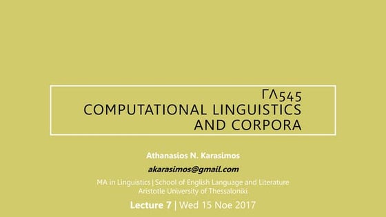 Lecture Notes Finite State Automata For Nlppdf Programming Languages