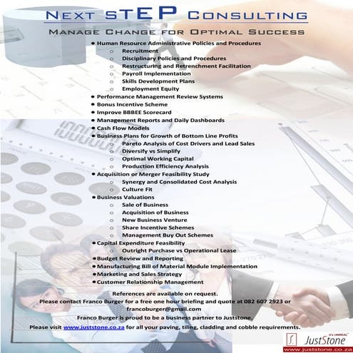 Next Step Consulting Brochure | PDF