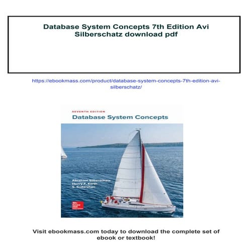 Database System Concepts 7th Edition Avi Silberschatz | PDF