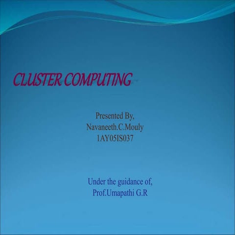 54665962-Nav-Cluster-Computing.pptx