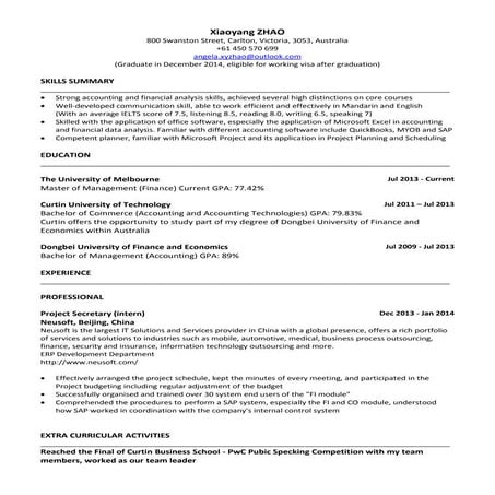 Xiaoyang Zhao_CV | PDF