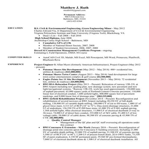 Matthew_Ruth_Resume_3-15-2016 | PDF