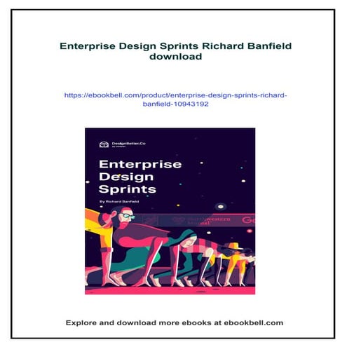 Enterprise Design Sprints Richard Banfield | PDF