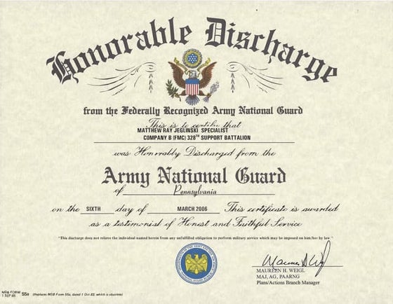Honorable Discharge and Form DD - 214 | PPT