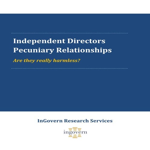 ID Pecuniary Relationships | PDF
