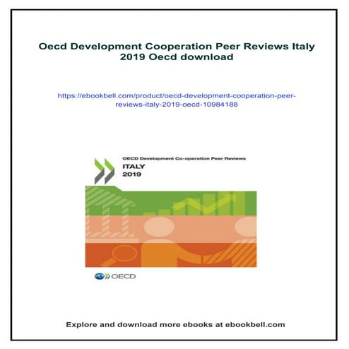Oecd Development Cooperation Peer Reviews Italy 2019 Oecd | PDF