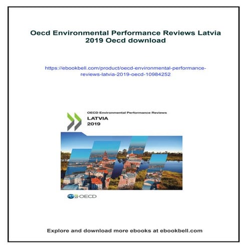 Oecd Environmental Performance Reviews Latvia 2019 Oecd | PDF