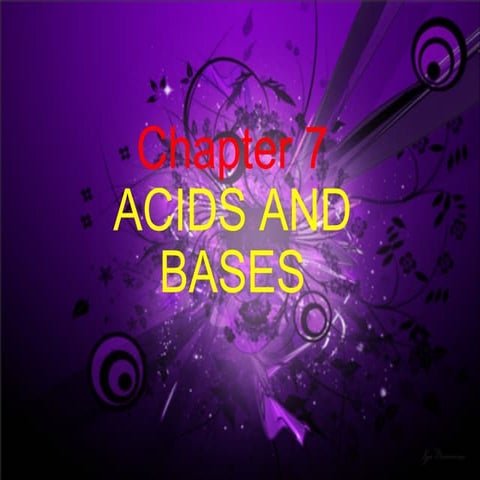 ACIDS AND BASES | PPT | Chemistry | Science