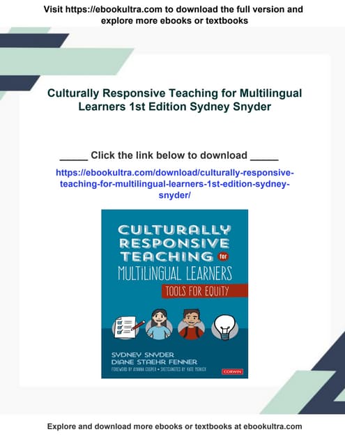 Culturally Responsive Teaching | PPTX