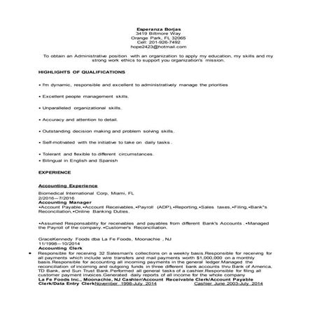 alberto checa resume 2015 | DOCX