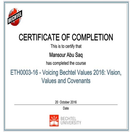 CertificateOfCompletion | PDF