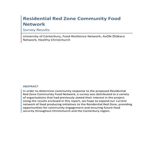 RRZ Report pdf | PDF