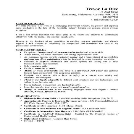 Brian Houston cv | ODT