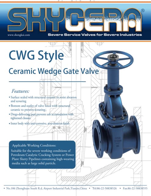 CKG - Ceramic Knife Gate Valve | PDF