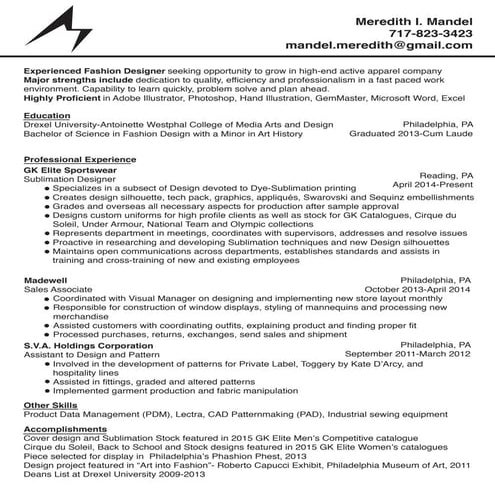 Meredith Mandel presentations