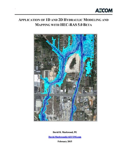 HEC-RAS software for design and modeling | PPTX
