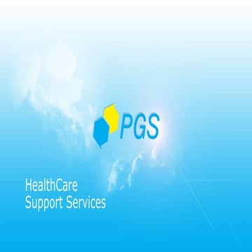 PGS Healthcare Services | PPSX | Information Services Industry | Industries