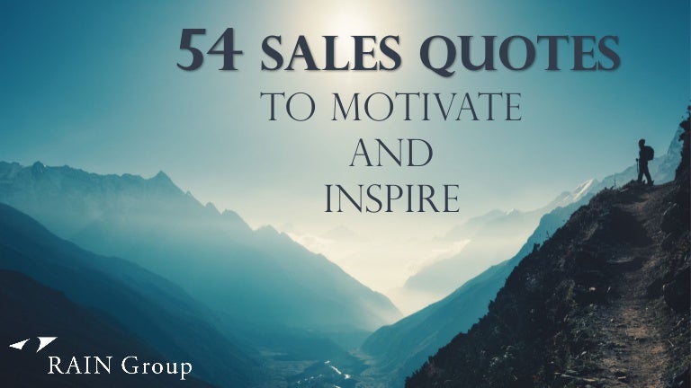 54 Sales Quotes to Motivate and Inspire