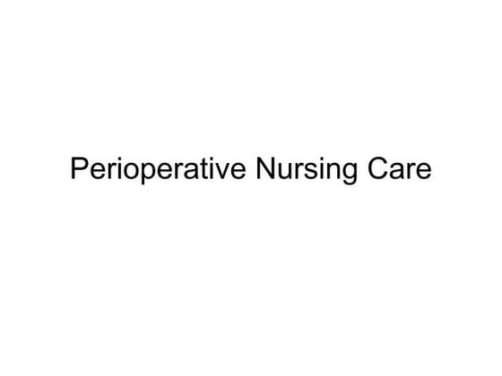 Care of surgical patient | PPT