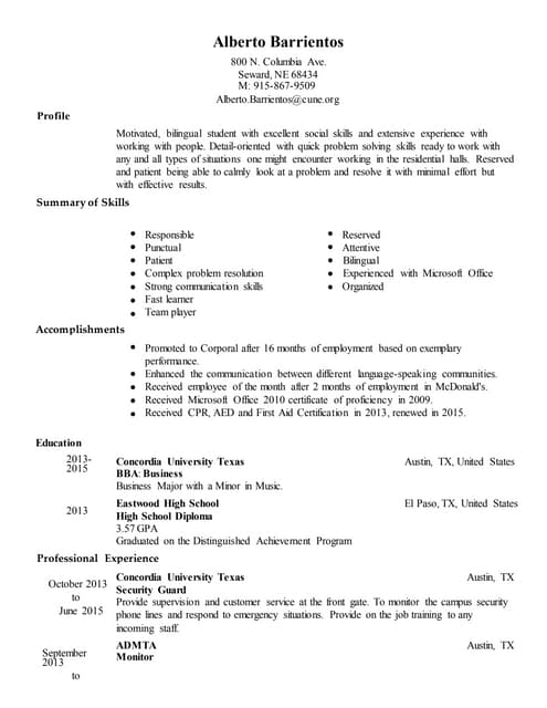 2016 Resume_Lindsey Orozco | PDF