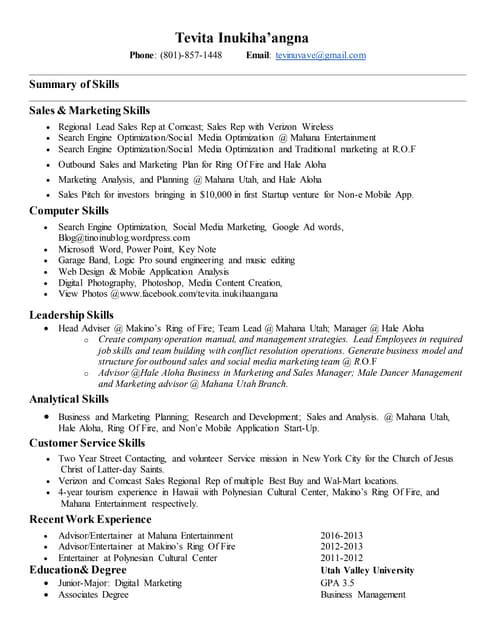 RESUME RACHAEL M. JONES | PDF