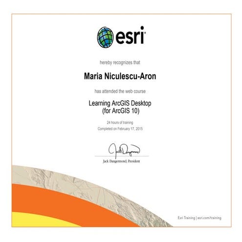 certificate ArcGIS | PDF