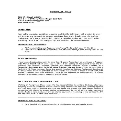 Sudhir_Resume (1) | DOCX