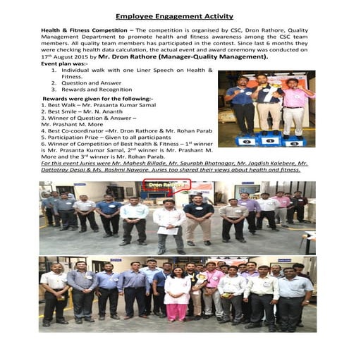 Employee Engagement Activity | PDF