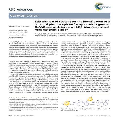 Rsc advance -2014 | PDF