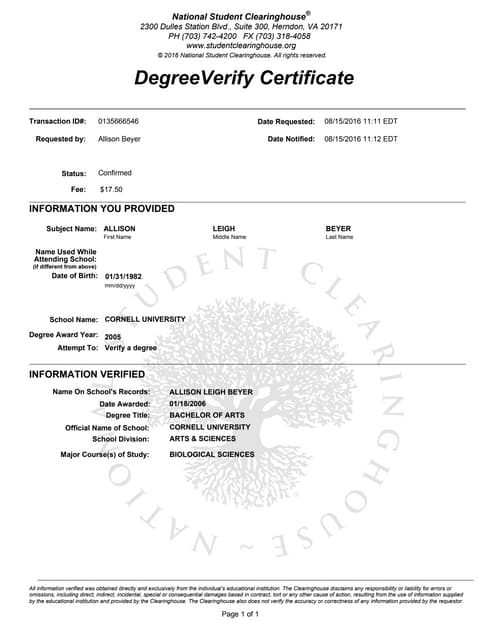 Verify Degree Cornell University PDF verify-degree-cornell-university-pdf
